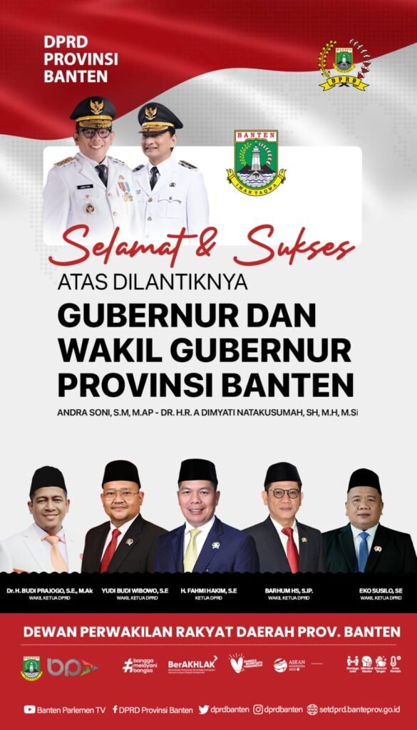 Gubernur Banten Lantik Pimpinan Baznas Provinsi Banten Periode 2025 ...